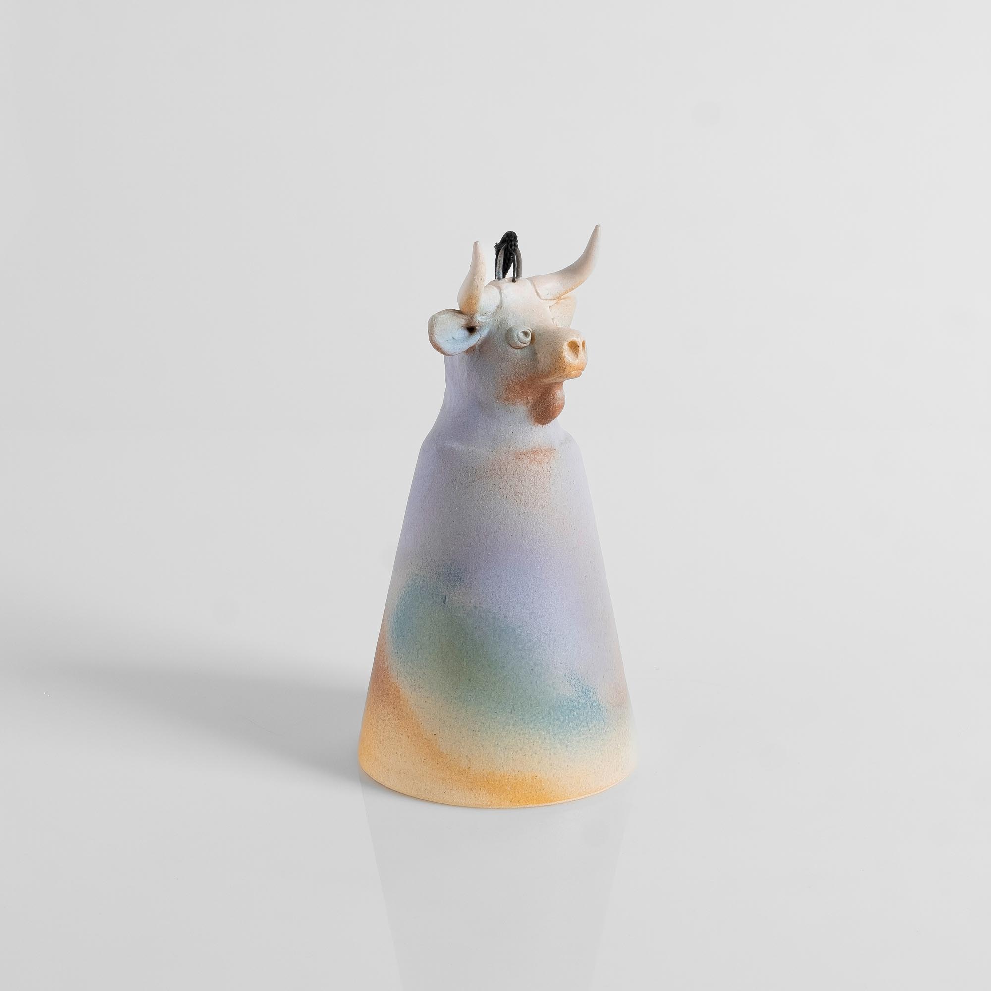 Ceramic bell with a bullhead | KORI Shop